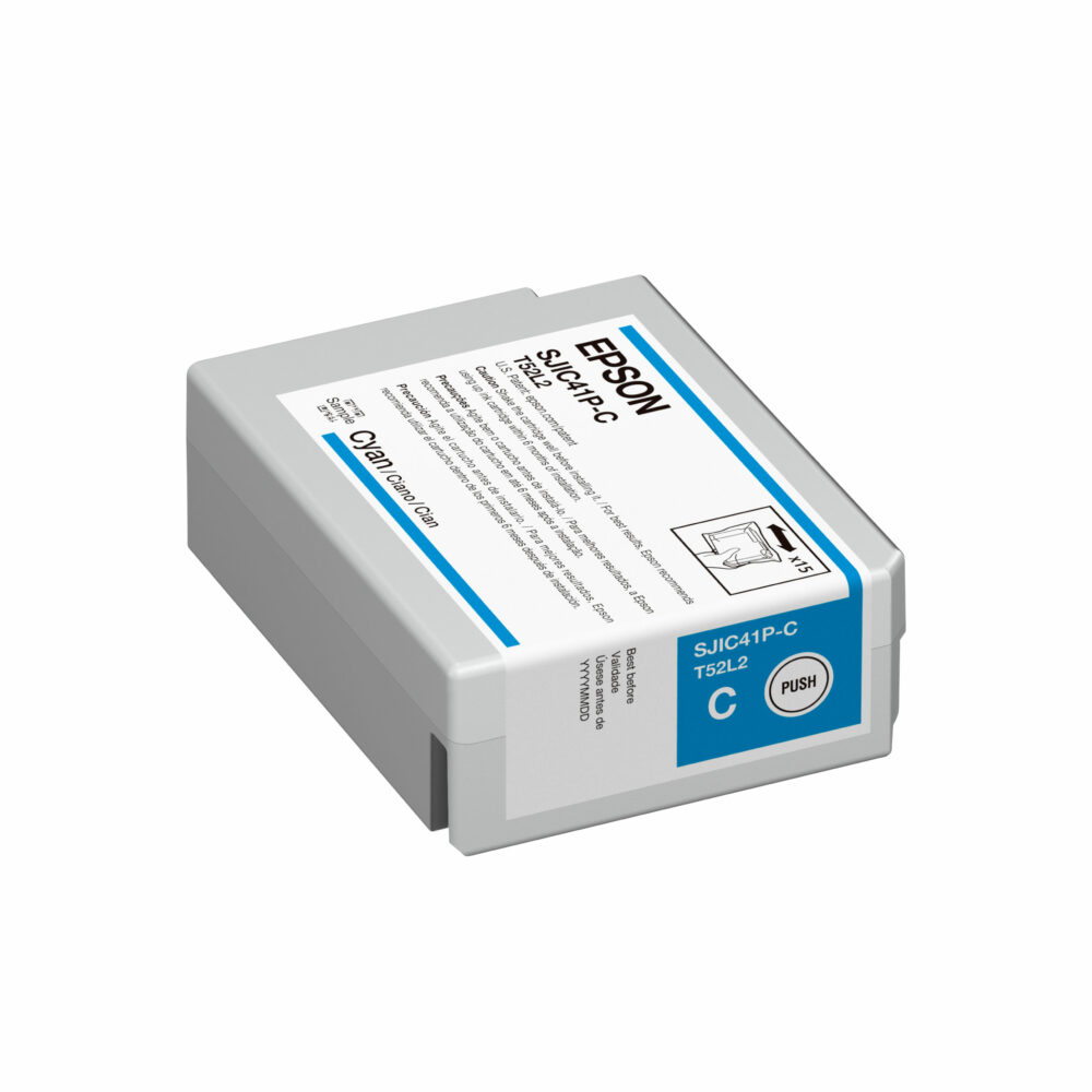 Epson ColorWorks C4000 Cyan Ink Cartridge | SJIC41P-C
