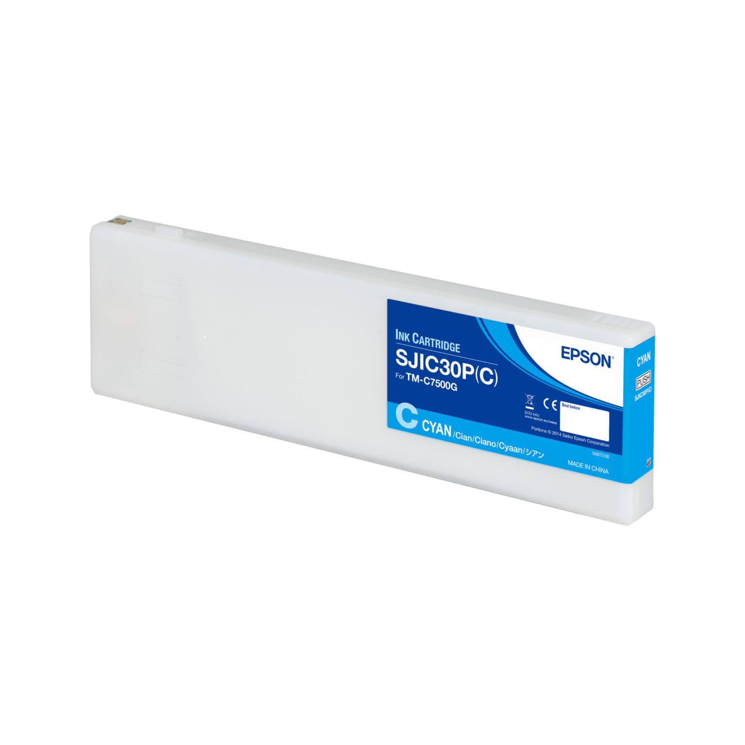 Epson ColorWorks C7500G Cyan Ink Cartridge | Texas Label Printers