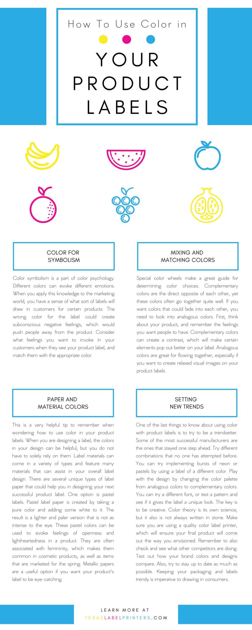 How To Use Color in Your Product Labels