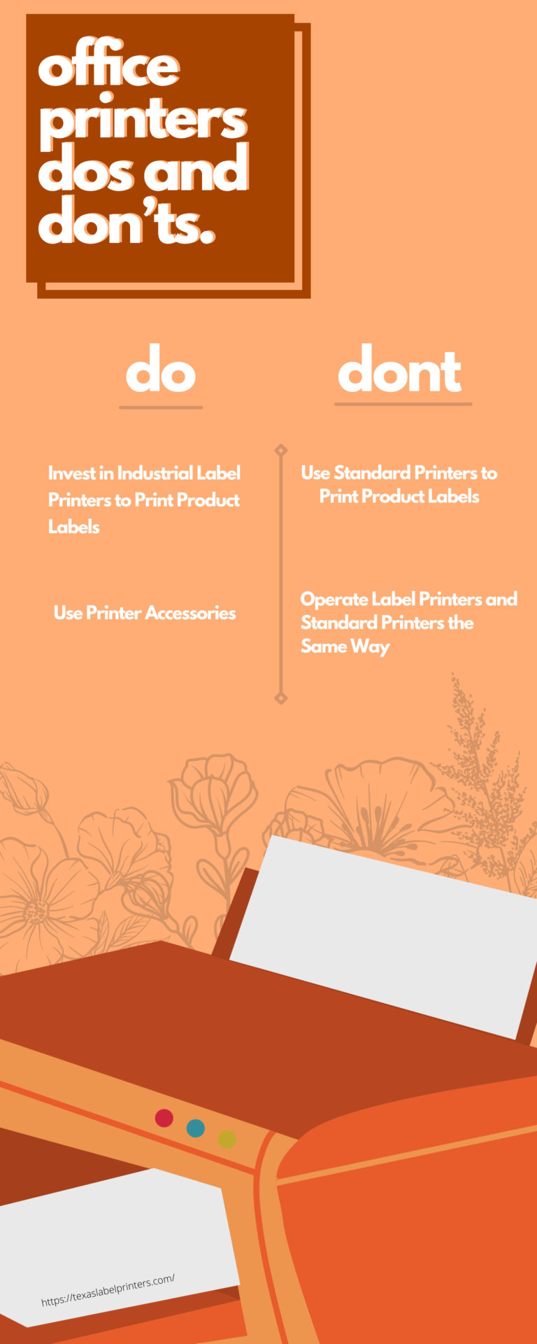 Office Printers Dos and Don’ts